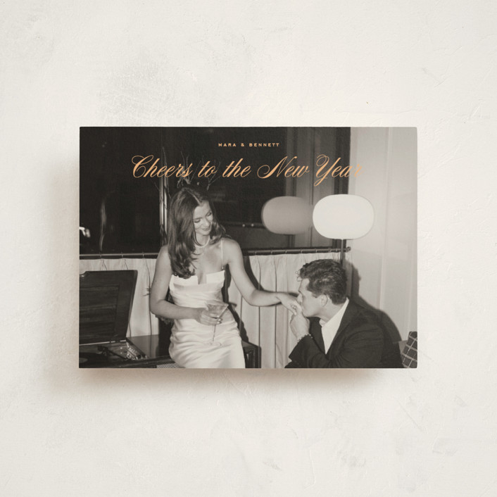 Classy Cheer Holiday Postcards by Ekko Studio | Minted