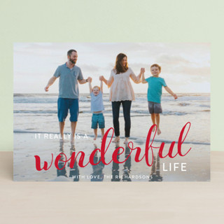 It really is a wonderful life Holiday Postcards... | Minted