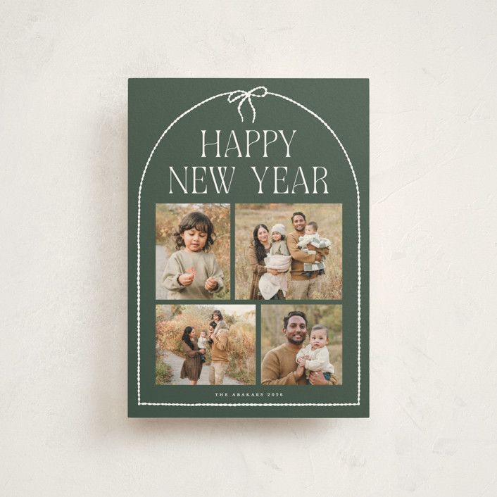 frame bow Holiday Postcards by Vivian Yiwing | Minted