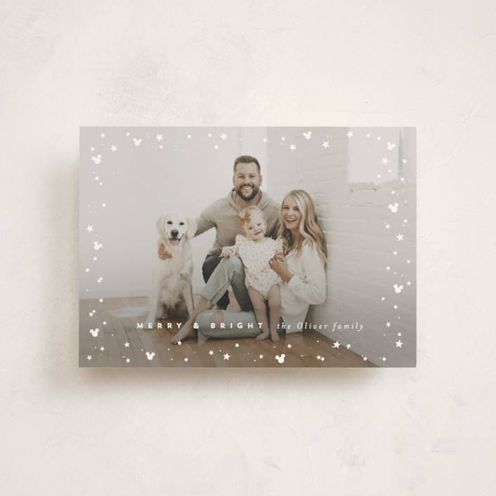 Mickey Confetti Holiday Postcards by AK Graphics | Minted
