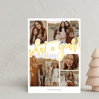 What A Year! Holiday Postcards by Beth Schneider | Minted