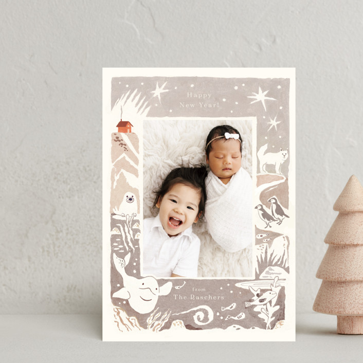 Winter Chill Holiday Postcards by Morgan Ramberg | Minted