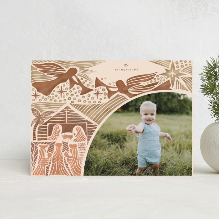 Divine Night Holiday Postcards by Ghia Designs | Minted