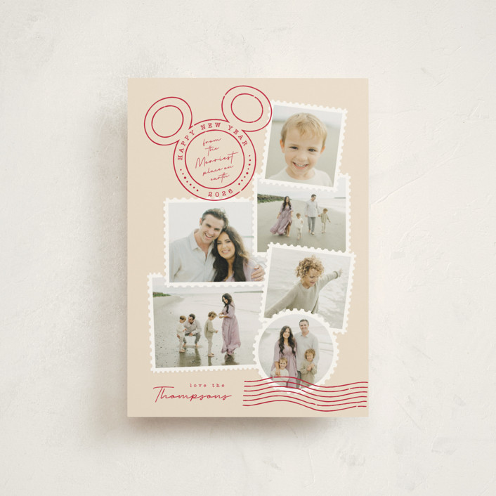 Disney's Mickey Vintage Postable Holiday Postcards by Kamala Nahas | Minted