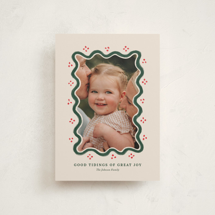 Good Tidings & Great Joy Holiday Postcards by Rachel Mattern | Minted
