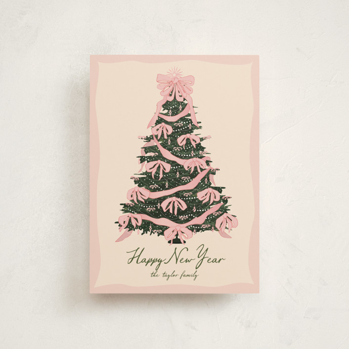 rococo tree Holiday Postcards by Jennifer Lew | Minted