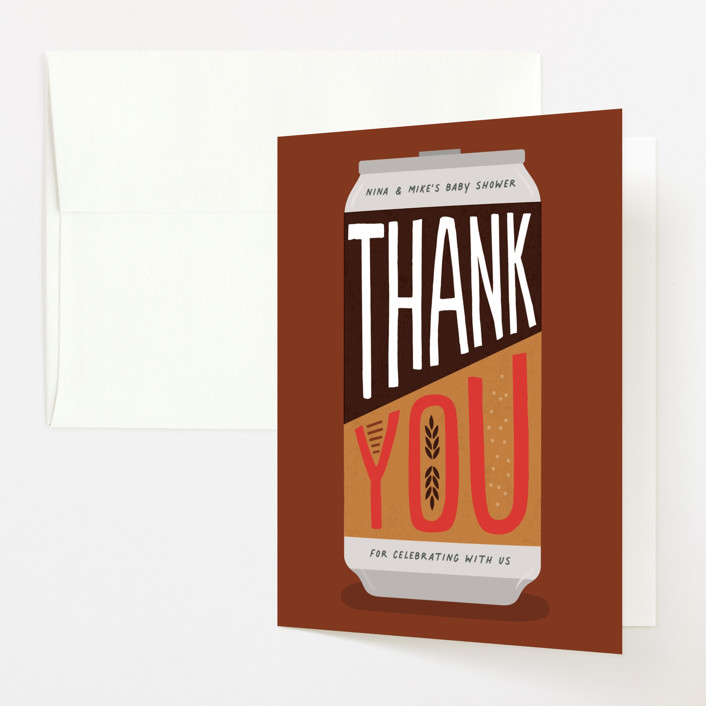 Baby Brewing Baby Shower Thank You Cards by Erica Krystek | Minted