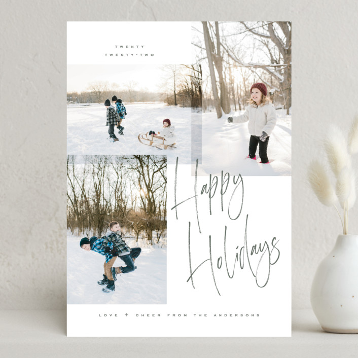 Snow Day Holiday Photo Cards by Kristie Kern | Minted