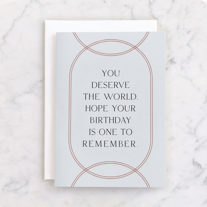 One to Remember Individual Birthday Greeting Cards by AK Graphics | Minted