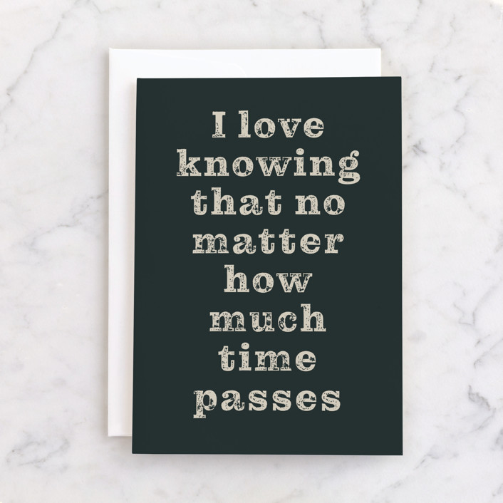 Time Individual Birthday Greeting Cards by Amy Payne | Minted