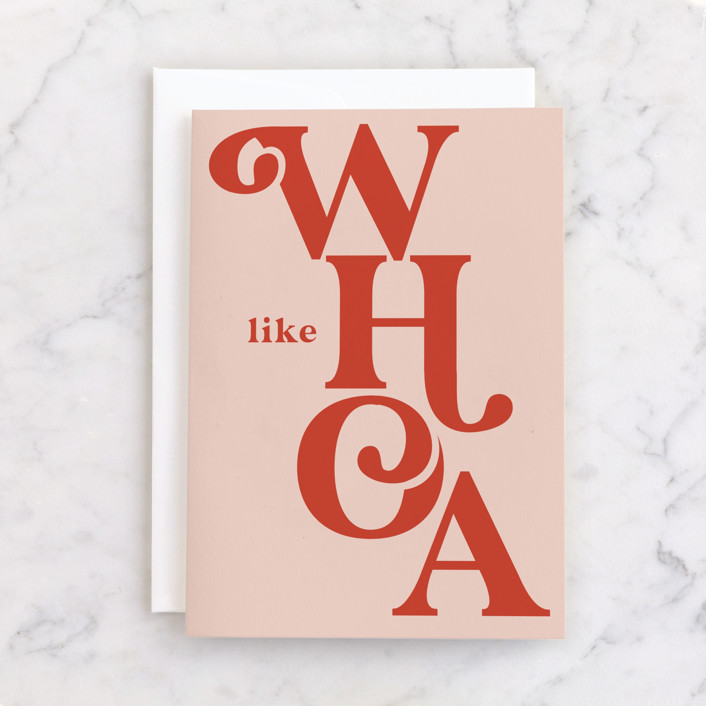 WHOA Individual Congrats Greeting Cards by Lori Wemple | Minted