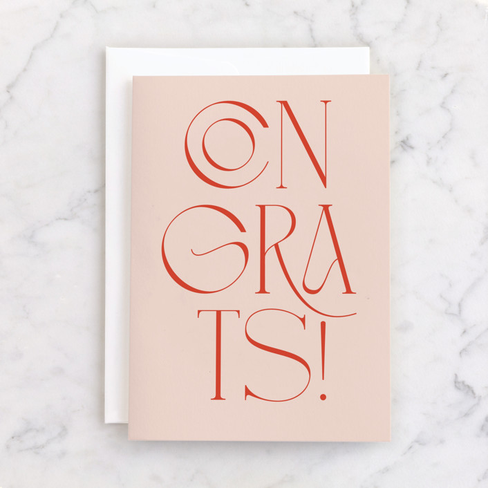 Assembled Individual Congrats Greeting Cards by Jessica Williams | Minted