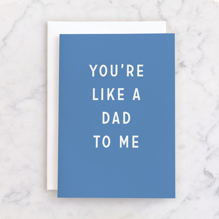 Like a Dad Individual Father's Day Greeting Cards by Erika Firm | Minted