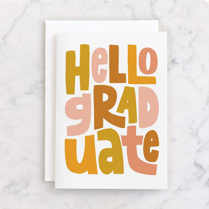 Hello Graduate Individual Graduation Greeting Cards by Alicia Schultz ...