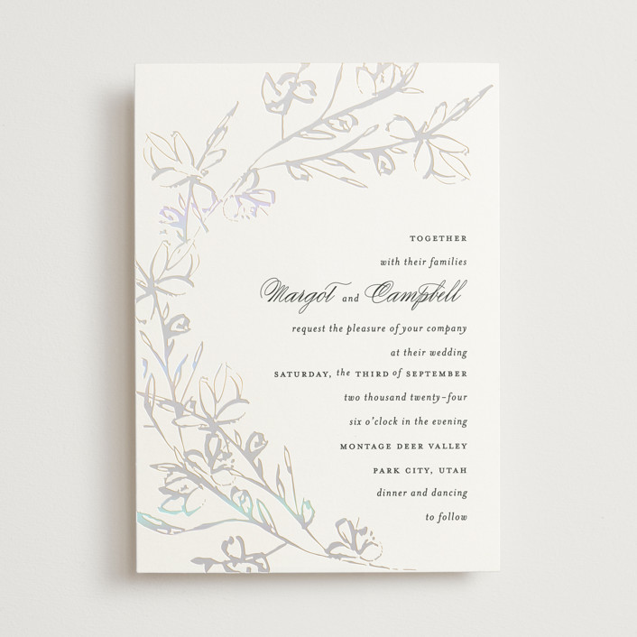 Daydream Gloss-Press® Wedding Invitations by Kimberly FitzSimons | Minted