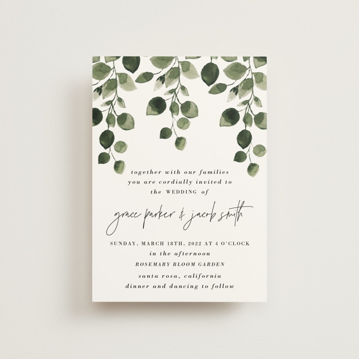 green rush Petite Wedding Invitations by Anupama | Minted