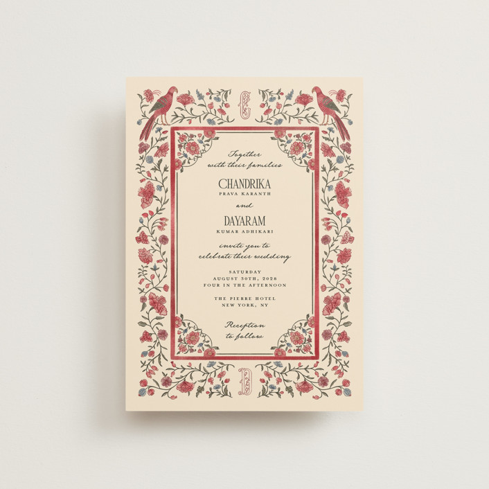 Tapestry Petite Wedding Invitations by Jenna Holcomb | Minted