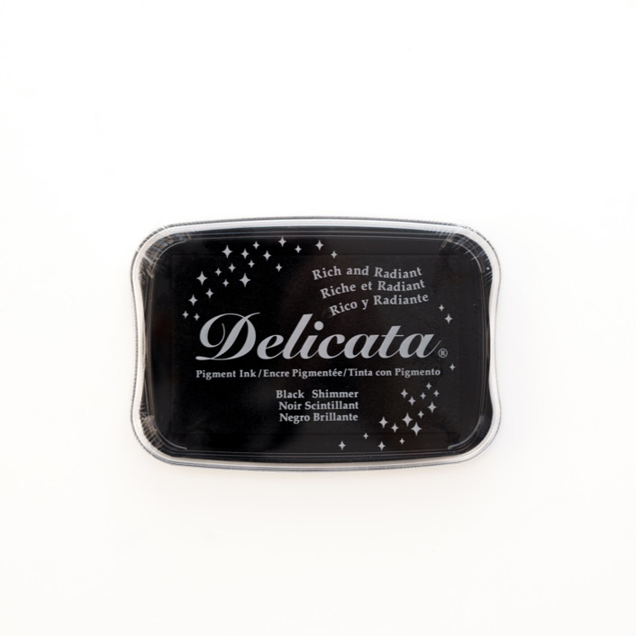 Delicata Black Shimmer Ink Pad Ink Pads by Paper Sushi | Minted
