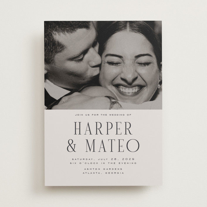 Close-up Wedding Invitations by Nicole Walsh | Minted