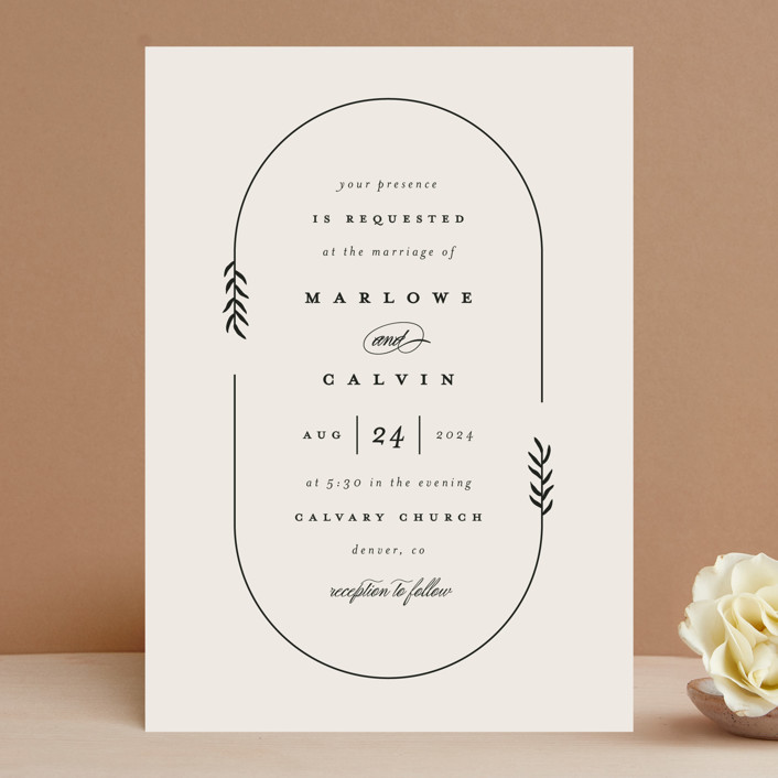 surround Wedding Invitations by Brianne Larsen | Minted