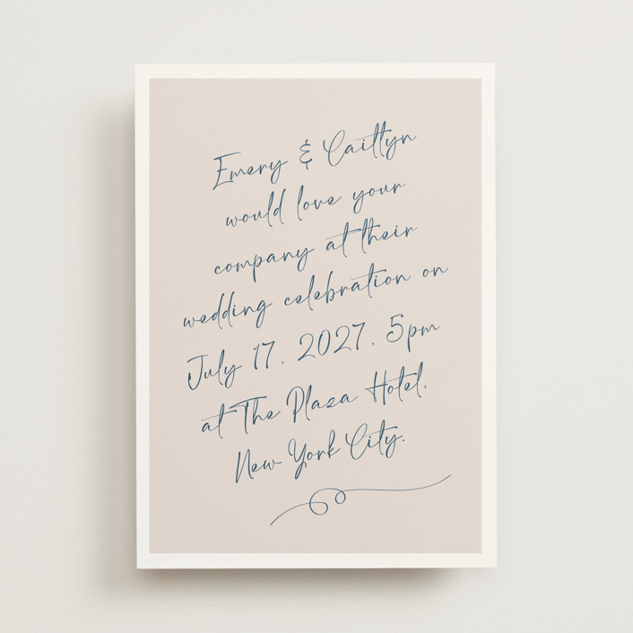 Ink scribble Wedding Invitations by Adelyn T. | Minted