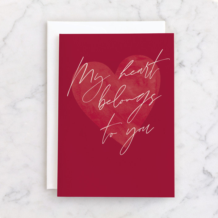 My Heart Individual Valentine's Day Greeting Cards by Pixel and Hank ...