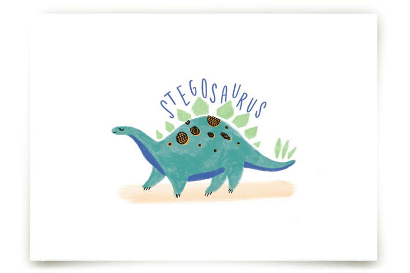 stego Children's Art Prints by Pixel and Hank | Minted