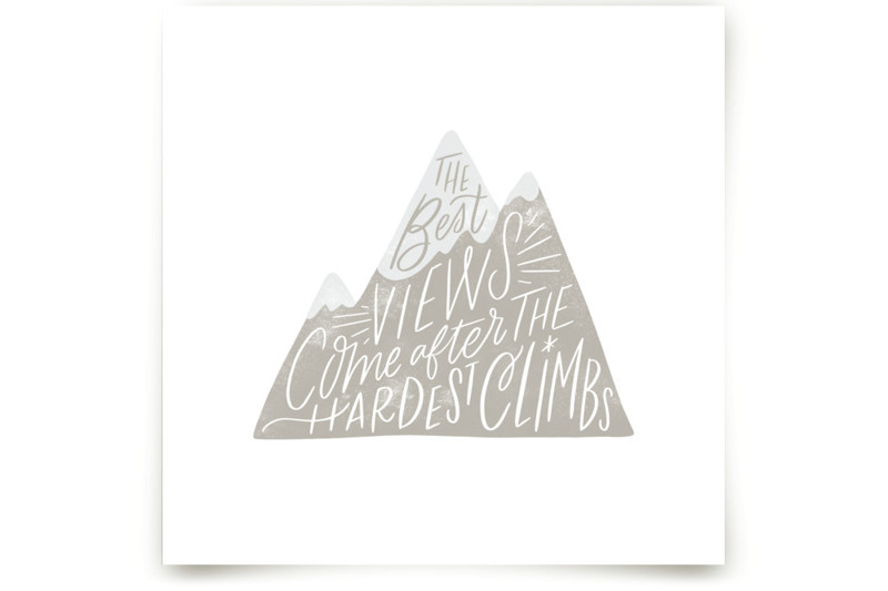 Mountain Climb Children's Art Prints by Alethea and Ruth | Minted
