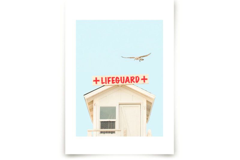 The Lifeguard Children's Art Prints by Lisa Sundin | Minted
