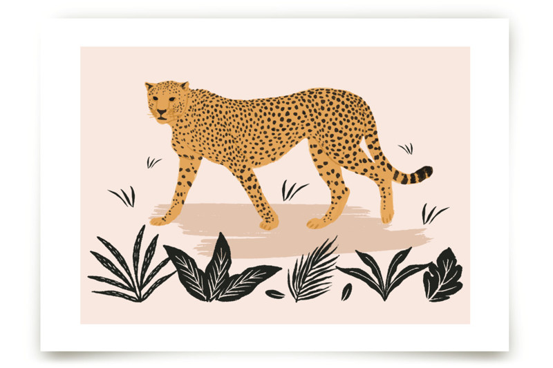 The Cheetah Children's Art Prints by Elly | Minted