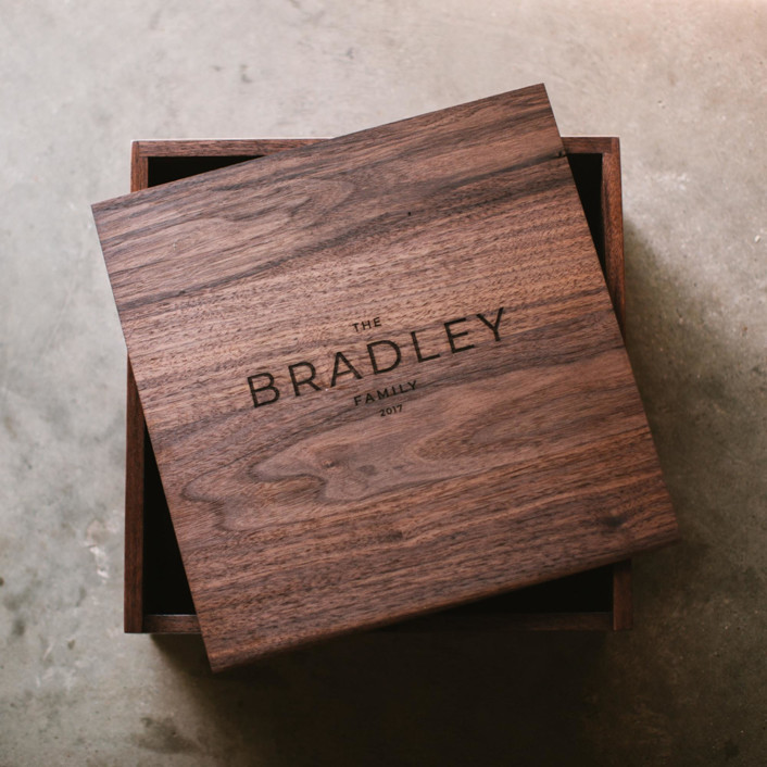 Personalized Keepsake Box | Wedding Gift for Couples | Walnut Large ...