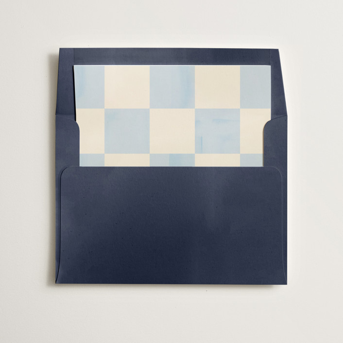 Checker Wash Slip-In Envelope Liners by Baumbirdy | Minted