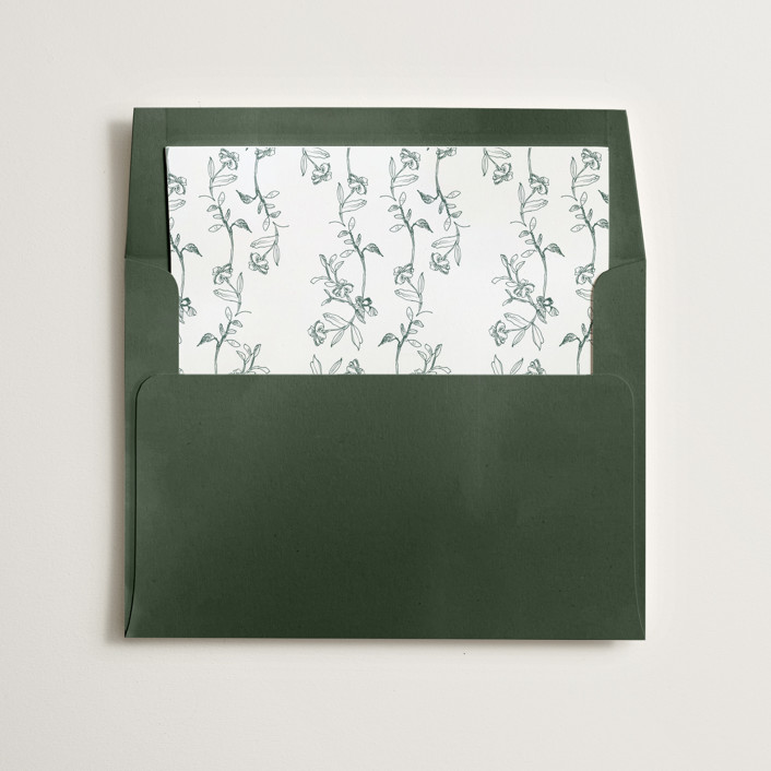 etched floral Slip-In Envelope Liners by Phrosné Barwood | Minted