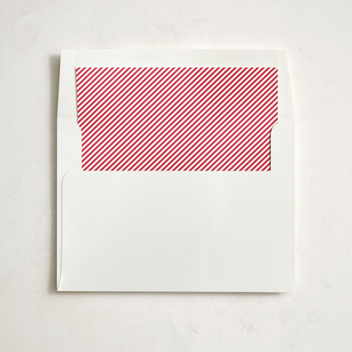 CandyCane Frame Slip-In Envelope Liners by Ilene Guy | Minted