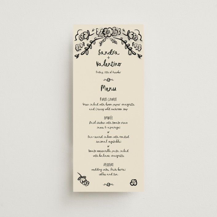 Santa Catalina Long Menus by Ani Somi | Minted