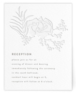 Floral Border Letterpress Wedding Invitations by Haley Warner | Minted