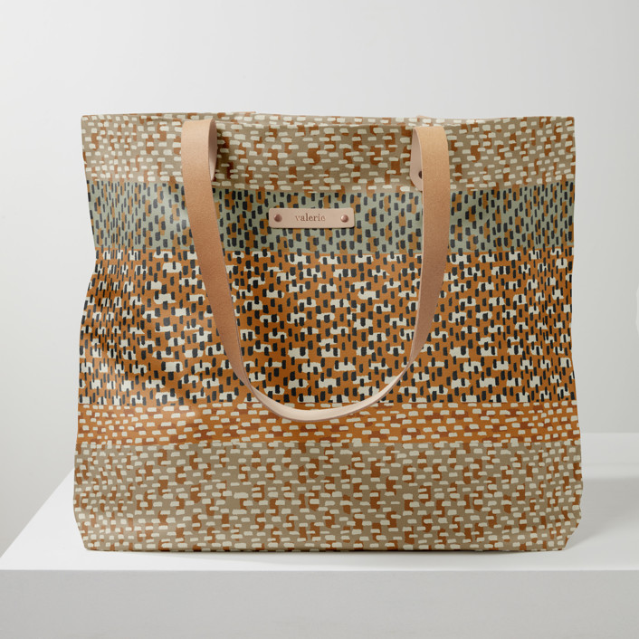 Basic - Umber Luxe Carry-All Slouch Tote by Bethania Lima | Minted