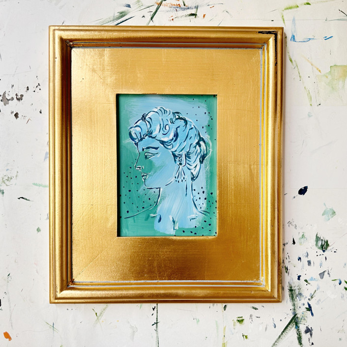 Lyda of the Stars Original Painting by Green Barn Studio | Minted