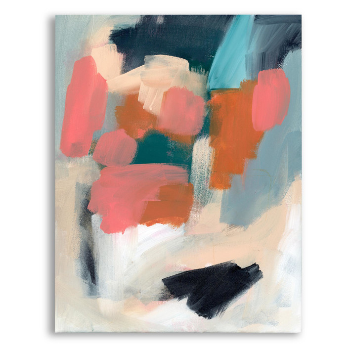 Orange Abstract Original Painting by Lindsay Megahed | Minted