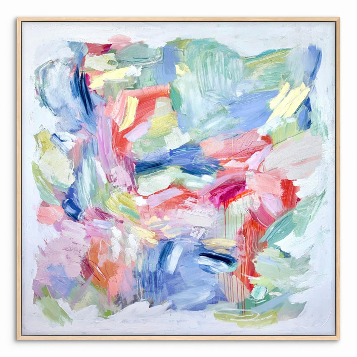 Leave the Light On - 48 x 48 inches - original painting Original ...