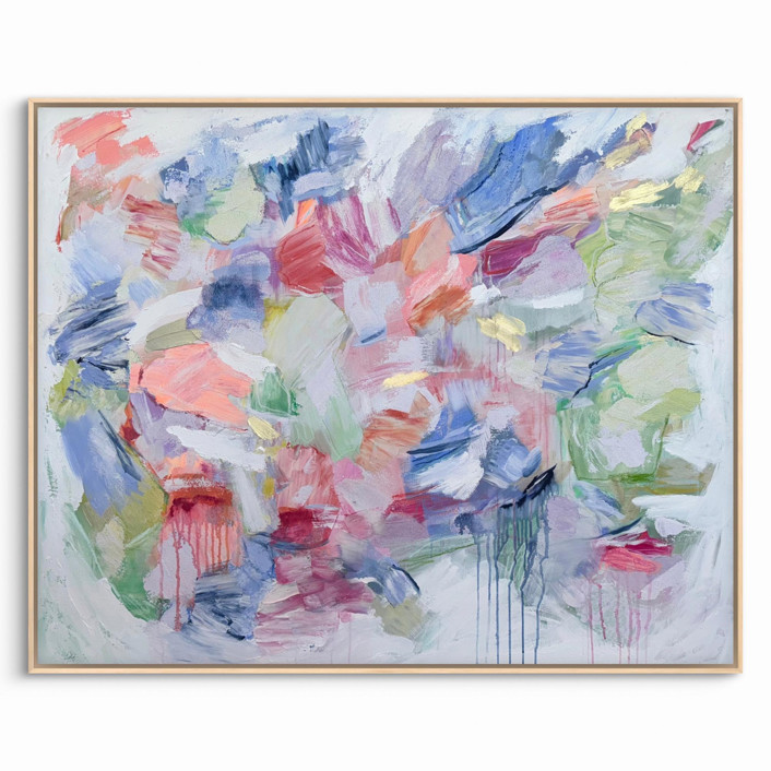 Where the Wild Things Bloom - 50 x 40 inches - Original Painting ...