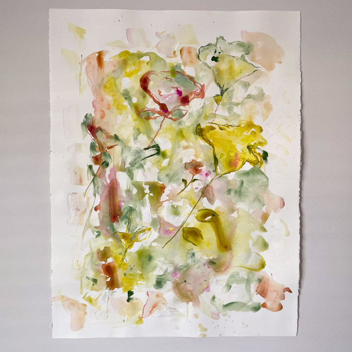 Wild Roots, Floral Painting Original Art by Suzanna Toole | Minted