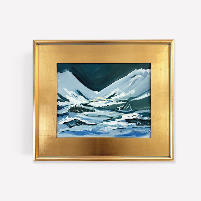 Squall Line, Ocean Scene Original Painting by Green Barn Studio | Minted