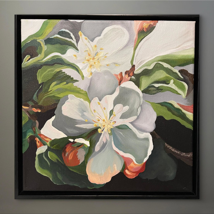 Harvest Bloom Original Painting by Mandy Trimble Leonard | Minted