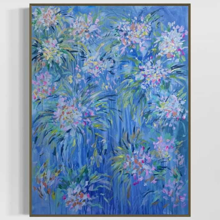 Where Wildflowers Dance Original Painting by Sarah Mankin | Minted