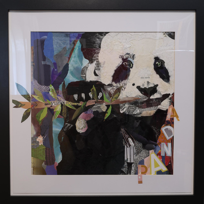 "Amanda Panda" Original Mixed Media by Mandy Trimble Leonard | Minted