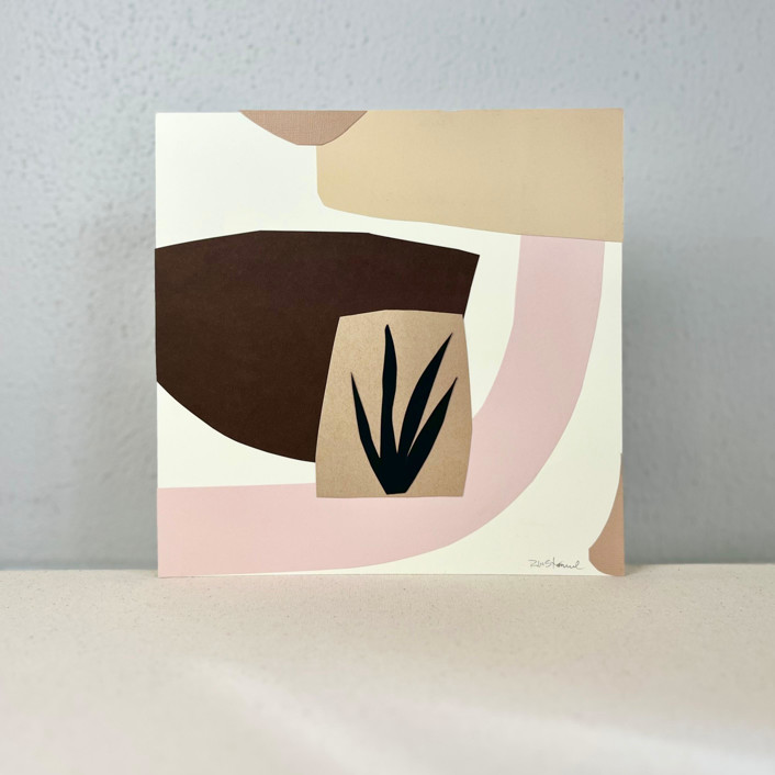Tinted Dimensions II Original Mixed Media by Renée Stramel | Minted