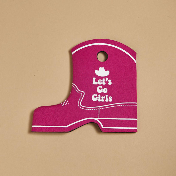 Let's Go Girls Cowboy Boot Can Cooler (4-pack) Bridesmaid gifts by The ...