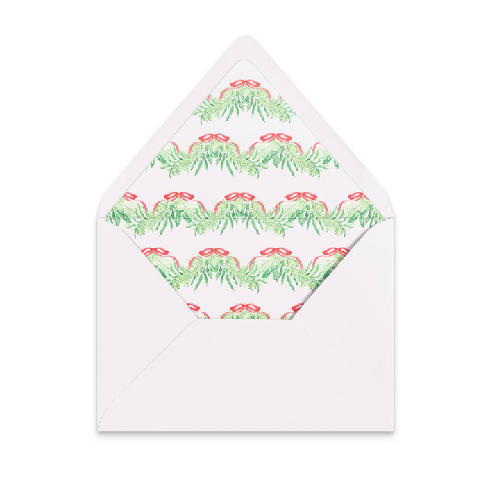 Costal Christmas Envelope Liners | Set of 25 | For A7 envelopes ...