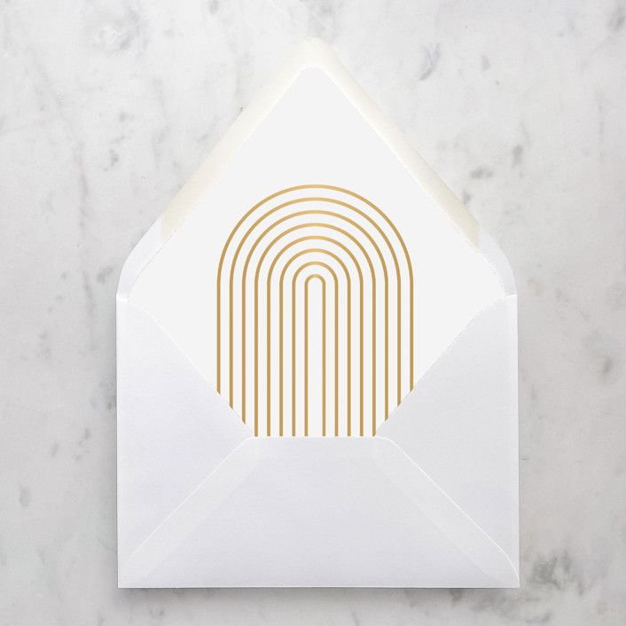 A7 Envelope Liners Gold Arches (set of 10) Envelope Liners by Design by ...